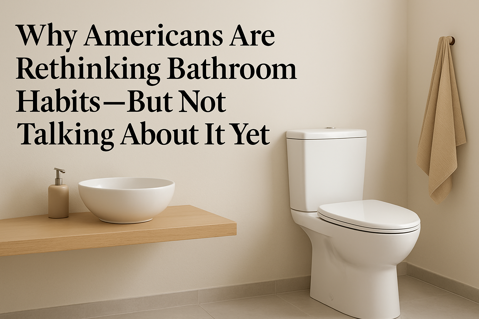 Why Americans Are Rethinking Bathroom Habits—But Not Talking About It ...
